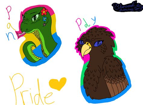 Poly And Pan Pride Day By Blizzardsdrawings On Deviantart