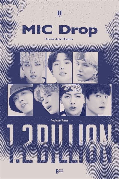 방탄소년단 4번째 12억뷰 Mvmic Drop 1일 기록 달성 디스패치 뉴스는 팩트다