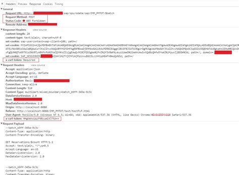 Forbidden CSRF Token Validation Failed SAP Community