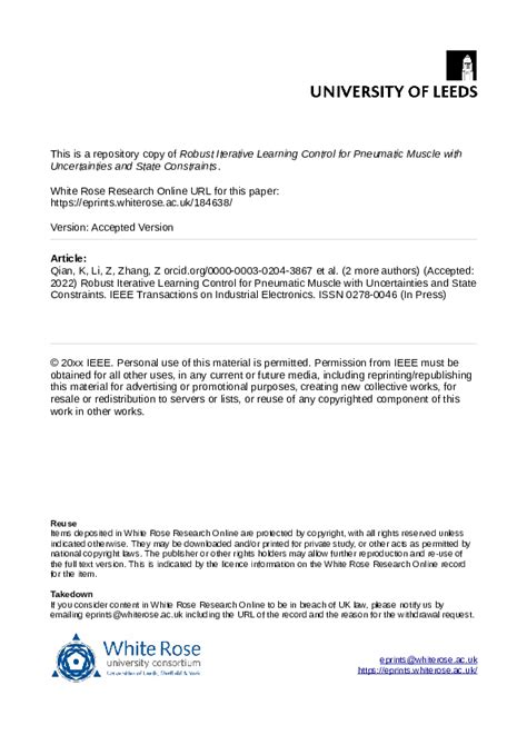 pdf robust iterative learning control for pneumatic muscle with