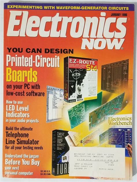 Electronics Now Magazine January 1996 Waveform Generator Circuits