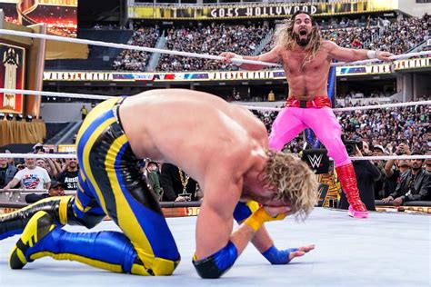 Cageside Community Star Ratings Seth Rollins Vs Logan Paul Cageside