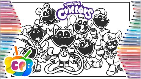 Smiling Critters New Coloring Pages Coloring Poppy Playtime Chapter 3