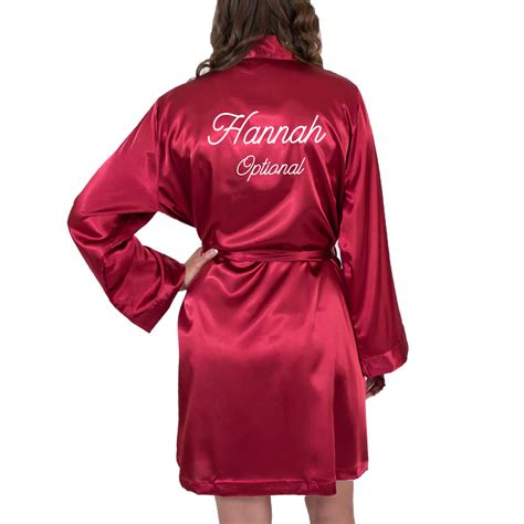 Satin Robe Back