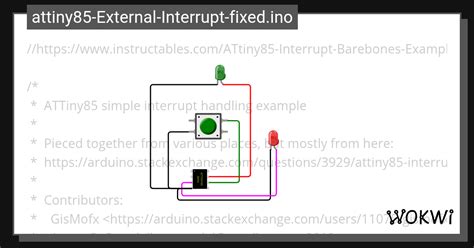 Attiny85 External Interrupt O Wokwi Esp32 Stm32 Arduino Simulator