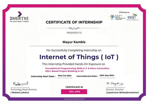 Mayur Kamble On Linkedin Iot Embeddedsystems Technology Internship Learning Electronics
