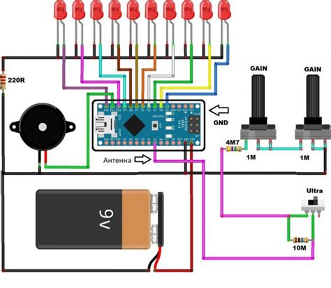 Простой детектор электромагнитного поля на основе Arduino своими руками Embeddershop