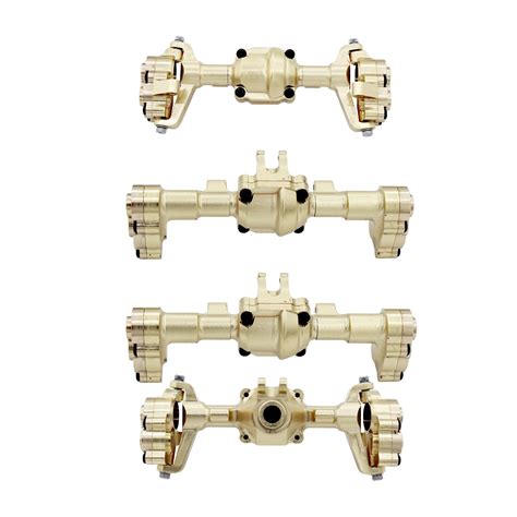 금속 Rc 자동차 액슬 어셈블리 샤프트 하우징 Rc 카운터 웨이트 액슬 Fcx24 124 모델 자동차 취미 자동차 Diy 부품 금속 Rc 자동차 액슬 어셈블리 샤프트