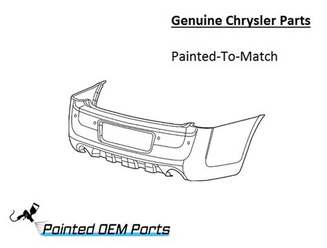 Painted 2011 2014 Chrysler 300 Rear Bumper Cover Genuine Oem