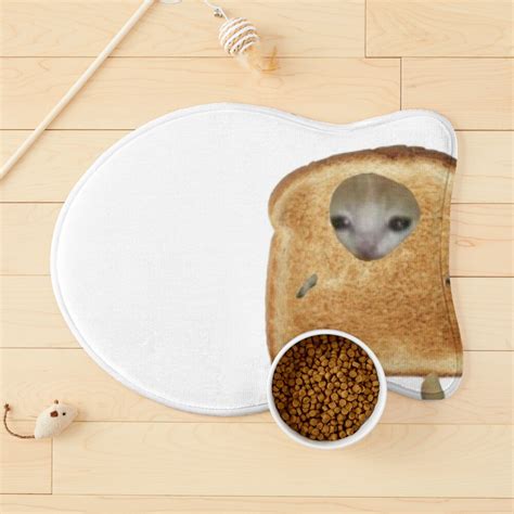 Toast Cat Sticker For Sale By Coolmeowcat Redbubble