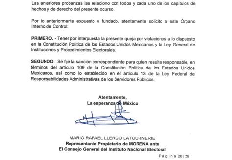 Morena Denuncia A Lorenzo Córdova Por Usar Encuestas Para Promoverse
