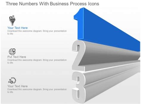 Number Icons Slide Team