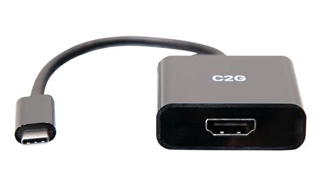 C G Usb Type C Male To K Hdmi Female Video Adapter Black