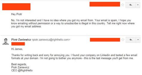 Another Negative Answer To Your Cold Email How To Respond To It RightHello
