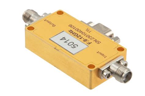 8 Ghz To 12 Ghz Absorptive Digital Step Attenuator 63 Db 6 Bits 1 Db