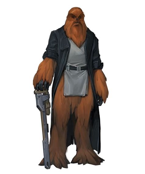 Will Nunes On Instagram Wookiee Wrench Starwars Commission Swrpg