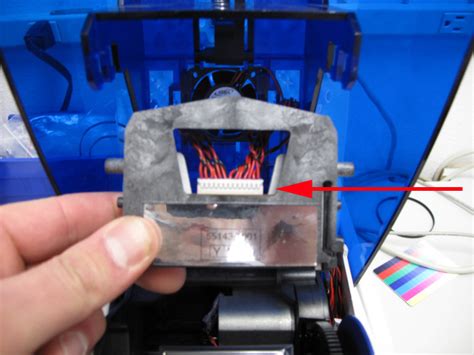 Print Head Removal Datacard SP55 TransTech Systems Inc
