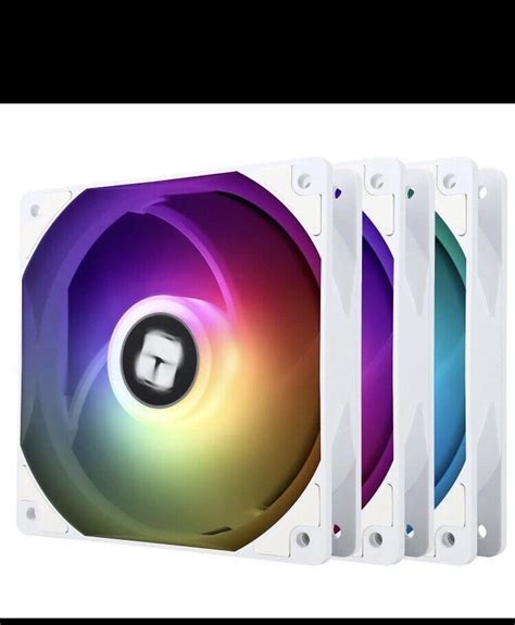 Used Thermalright TL C12CW S X3 CPU Fan 120mm White ARGB Case Cooler