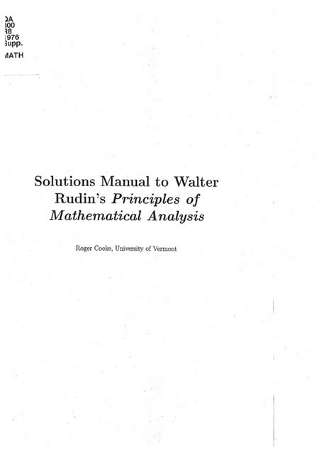 Walter Rudins Real Analysis Pdf