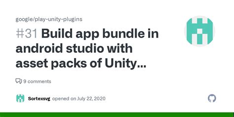 Build App Bundle In Android Studio With Asset Packs Of Unity Project Issue Google Play