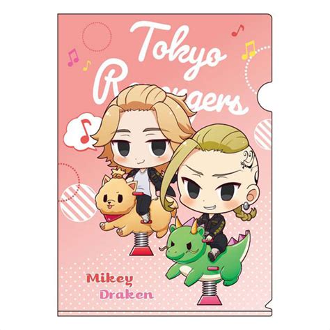 東京リベンジャーズ ちびっつ！ スプリング遊具 A4クリアファイル マイキー＆ドラケン Amiamijp あみあみオンライン本店