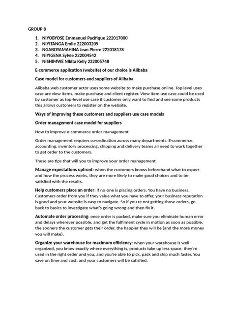 Assignment Of E Commerce Pdf