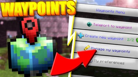 The Best And Easiest Way To Make Custom Waypoints In Minecraft Pe