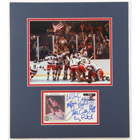 1980 Fdc Envelope Custom Matted Display Signed By 7 With Mike