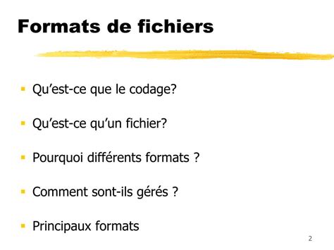Ppt Les Formats Powerpoint Presentation Free Download Id3023301