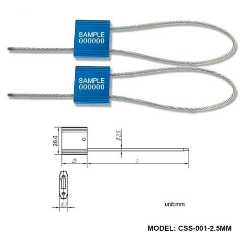 Css 001 Cable Seals Ichisa