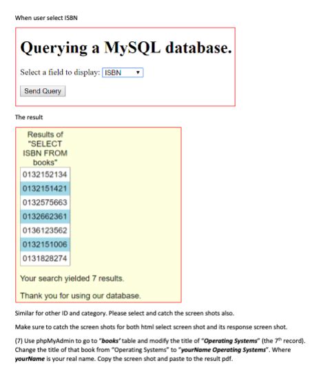 Solved In This Lab We Will 1 Create A Database Call It