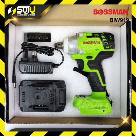 BOSSMAN ECO SERIES COMBO A B 20V BAG 101 Cordless Angle Grinder BIW919 Cordless Impact Wrench