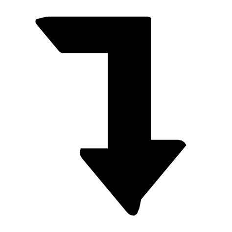 Gui Level Down Vector SVG Icon SVG Repo