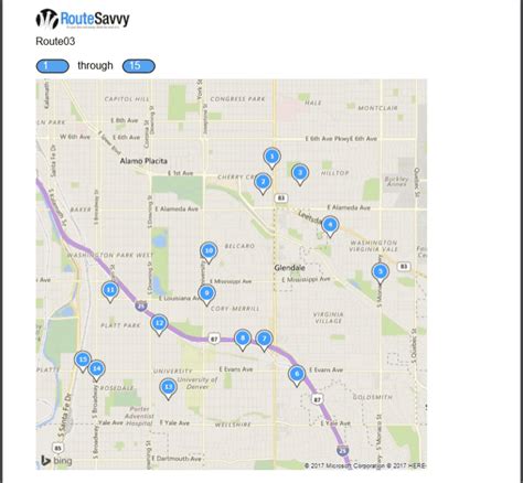 How To Print Export A Route In RouteSavvy