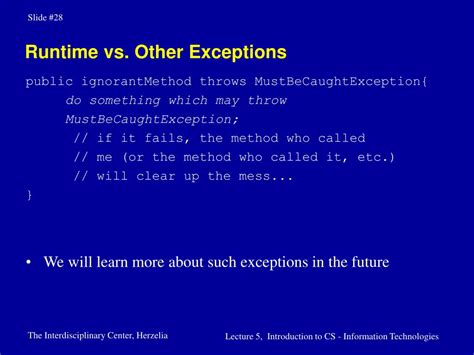 Ppt Exceptions Powerpoint Presentation Free Download Id5566256