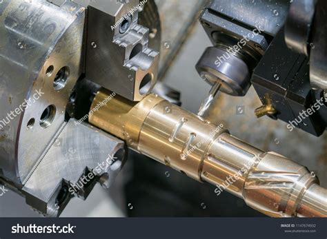 Operator Machining Automotive Part By Cnc Stock Photo 1147674932 Shutterstock