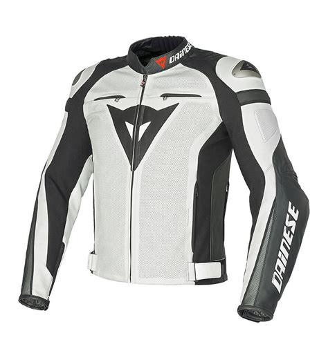 Dainese Super Speed C Perf Leather Jacket Black Grey Motorcycle