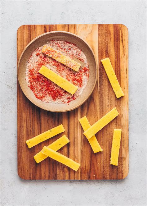 Crispy Polenta Fries Recipe Easy Vegan Bianca Zapatka Recipes