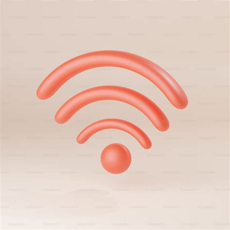 공중에 떠 있는 주황색 Wifi 기호 사진 Unsplash의 와이파이 이미지