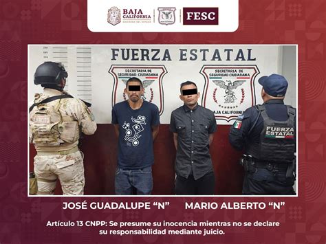 Detiene Fuerza Estatal A Presuntos Ladrones De VehÍculo En Mexicali