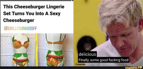 This Cheeseburger Lingerie Set Tums Vou Cheeseburger Grl Ourassoff