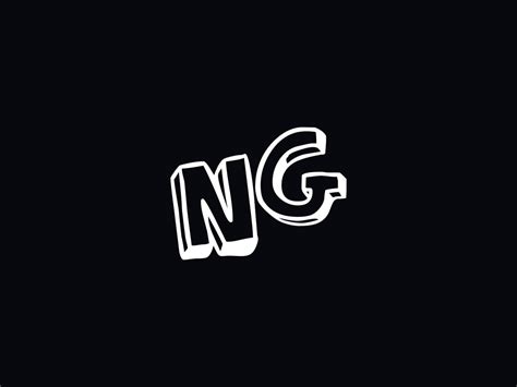 Abstract Ng Logo Image Modern NG Minimalist Letter Logo 20795826