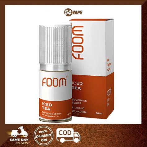 Jual Liquid FOOM Saltnic Iced Tea Ml Mg Shopee Indonesia