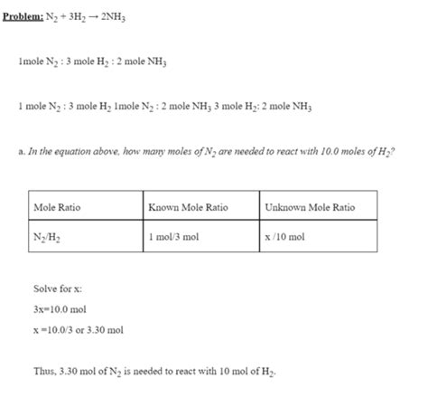 Mole Ratios And Stoichimometry Flashcards Quizlet