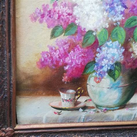 Tablou Cafea Cu Iz De Liliac Antic Shop Antichitati