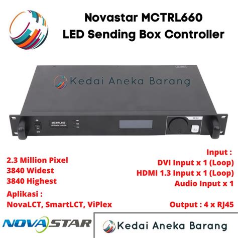 Jual Novastar Mctrl660 Mctrl 660 Led Videotron Controller Sending Card