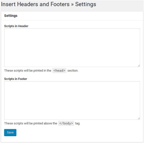 How To Use Insert Headers And Footers Plugin The Coding Bus