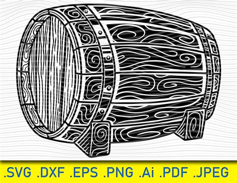 Wooden Barrel Top Svg Barrel Svg Wine Barrel Svg Barrel Cut Etsy