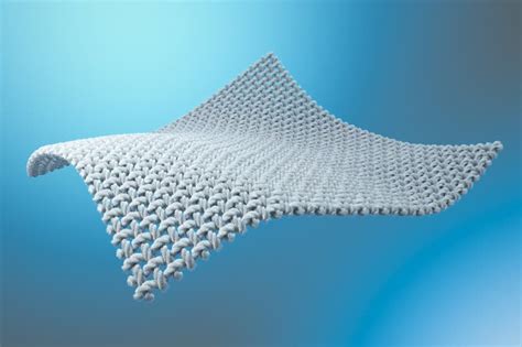 Close Up Of Fabric Interlaced Fiber Stock Illustration Illustration