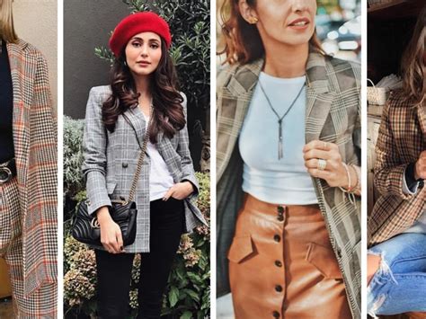 6 Ideas Para Lucir La Blazer De Cuadros En Esta Temporada Mariettas